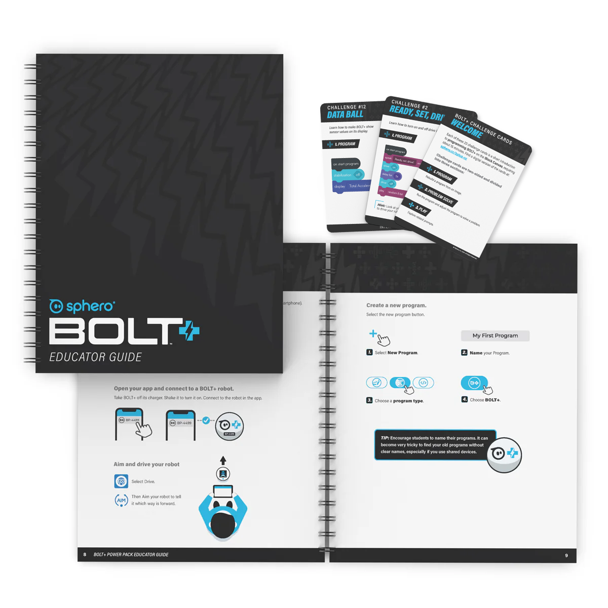 BOLT+ Educator Guide & Challenge Cards | Coding Robot Accessories – Sphero