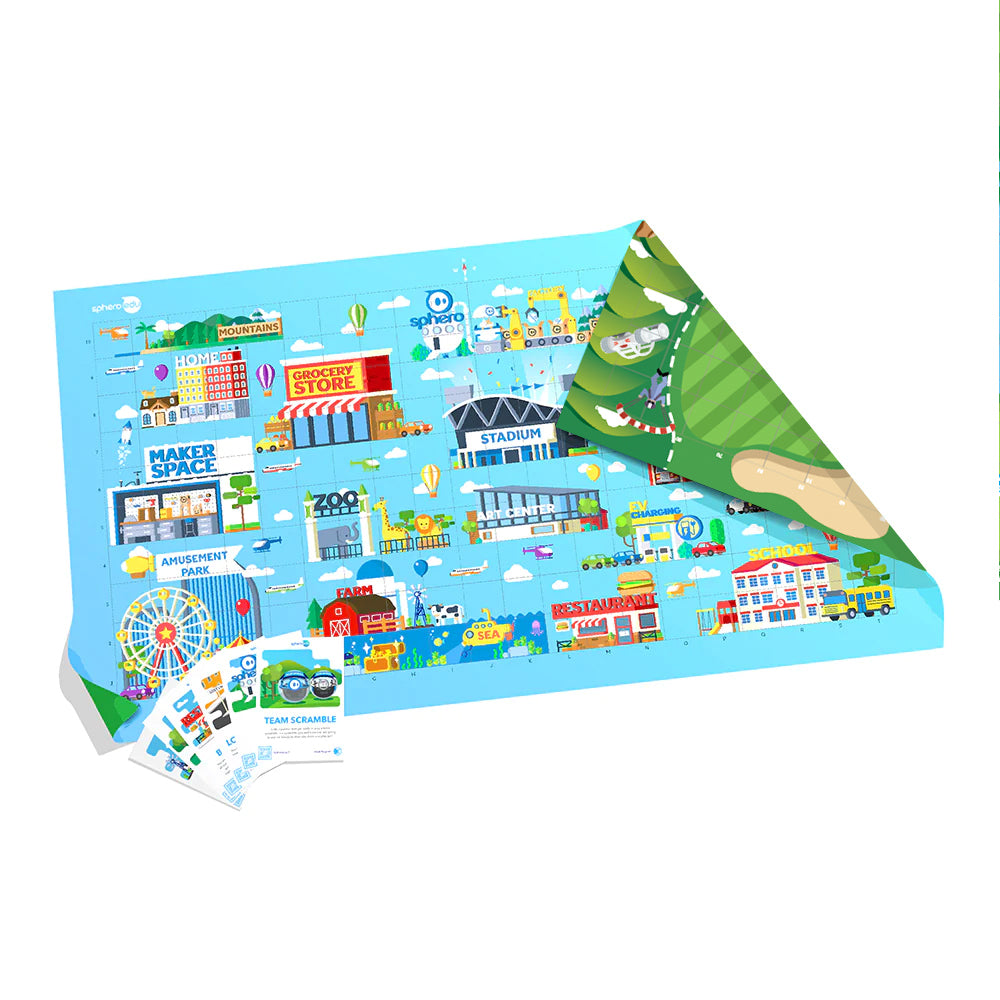 Teach Coding, Math & Robotics for Kids| Sphero Codemat Bundle