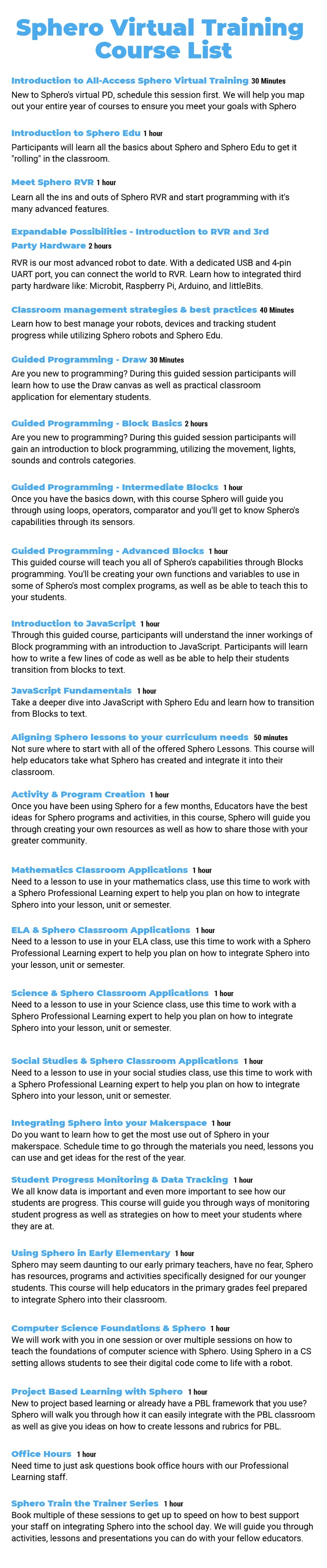 Teach STEAM in your Classroom with Sphero's Virtual Training | Sphero