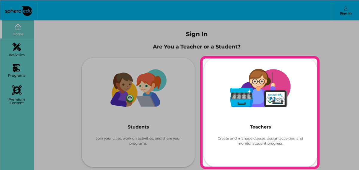 STEM App for Educators | Classroom & Student Management | Sphero Edu App